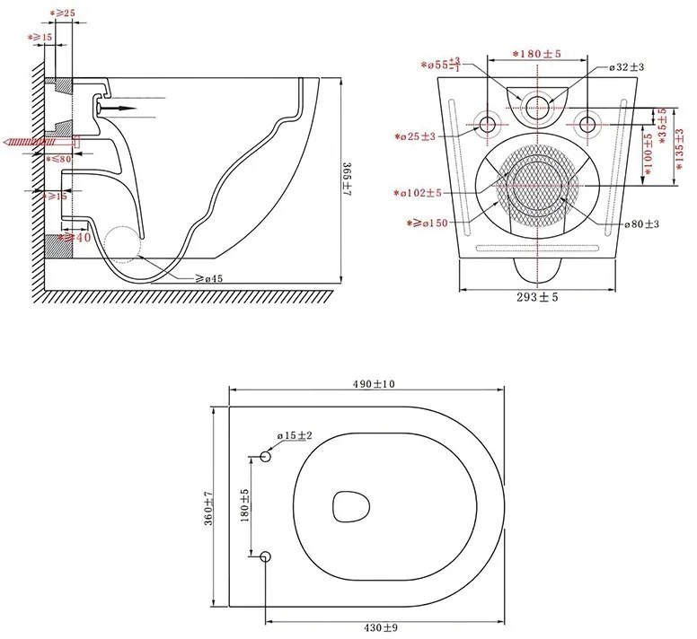 BPS-koupelny Podomítkový modul Geberit DuoFix s WC mísou PO-WH-02 + ovládací tlačítko Delta 20 bílá