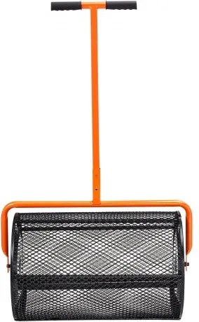 Rozmetadlo kompostu, 62–65 cm výškově nastavitelná rukojeť, 61 cm