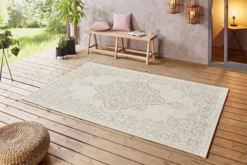 NORTHRUGS - Hanse Home koberce Kusový koberec Beach 103854 Cream/Beige – na ven i na doma - 160x230 cm