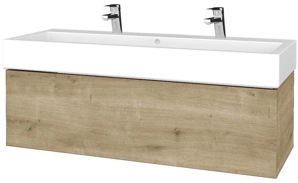 Dřevojas Koupelnová skříňka VARIANTE SZZ 120 Varianta: N01 Bílá lesk / D06 Ořech