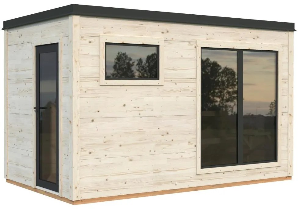 Sauna PALMAKO GRACE 8,2 m² outdoor Barva: Přírodní neošetřené dřevo