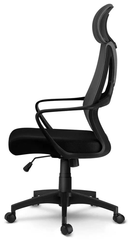Global Income s.c. Kancelářská síťovaná židle Praga - černá