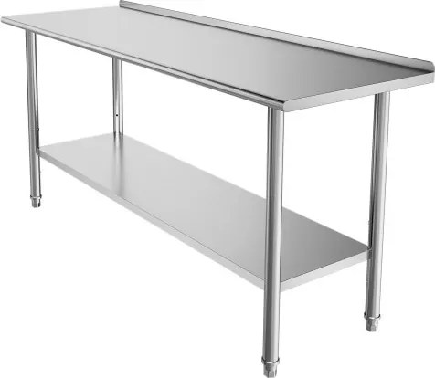 Pracovní stůl z nerezové oceli, 61x183 cm VEVOR – 1829 × 610 × 894 mm