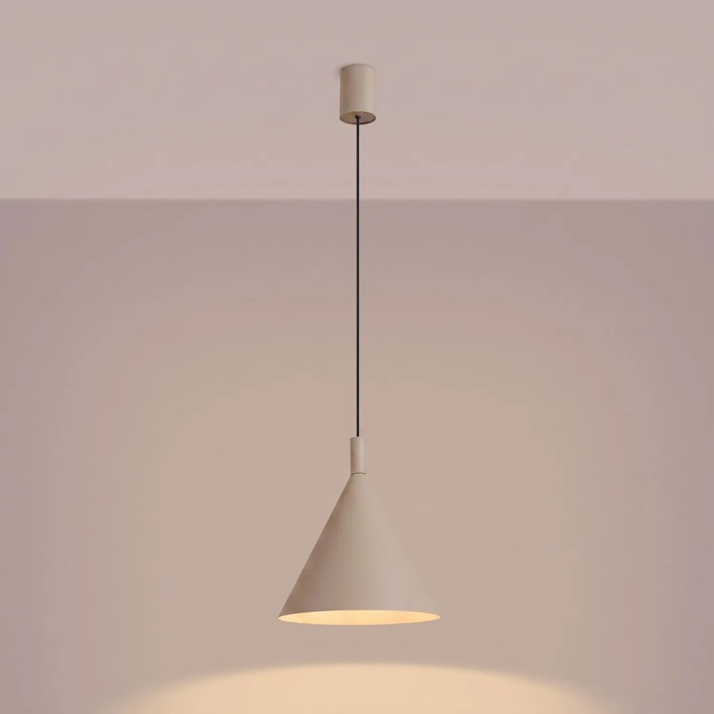 Sollux Lighting Závěsné svítidlo NOX 25 taupe