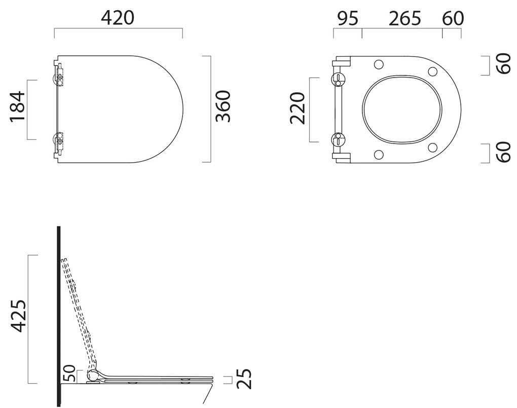 GSI, KUBE X, NORM WC sedátko Soft Close SLIM, duroplast, bílá, MS76SN11