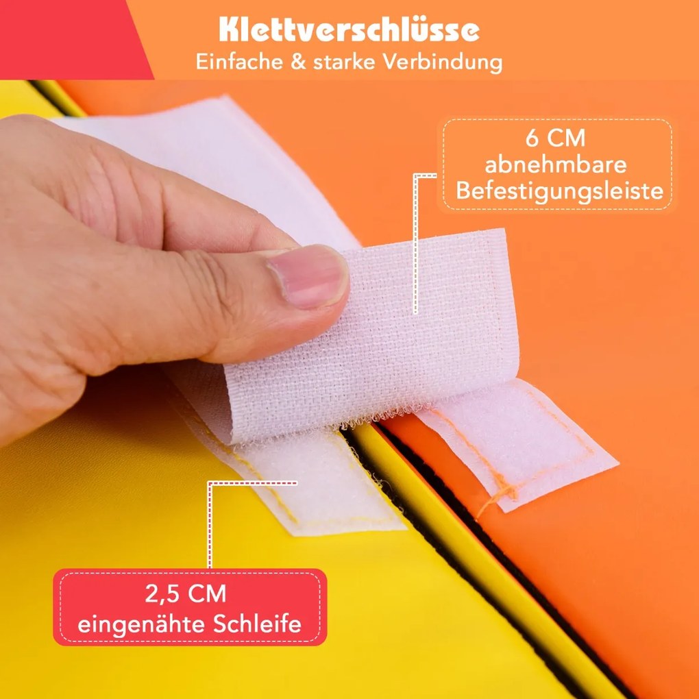 Costway 2 kusy. Kinder Schaumstoff Bausteine zum Toben a Klettern Softbausteine