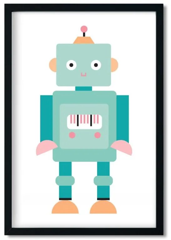 Dětský plakát ROBOT na zeď Zvolte rozměr: 50 x 70 cm