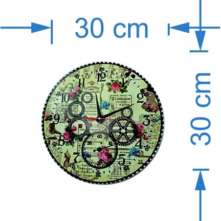 Dřevěné nástěnné hodiny, nástěnné hodiny I SENTOP HDFK001- Wall clock HEU-