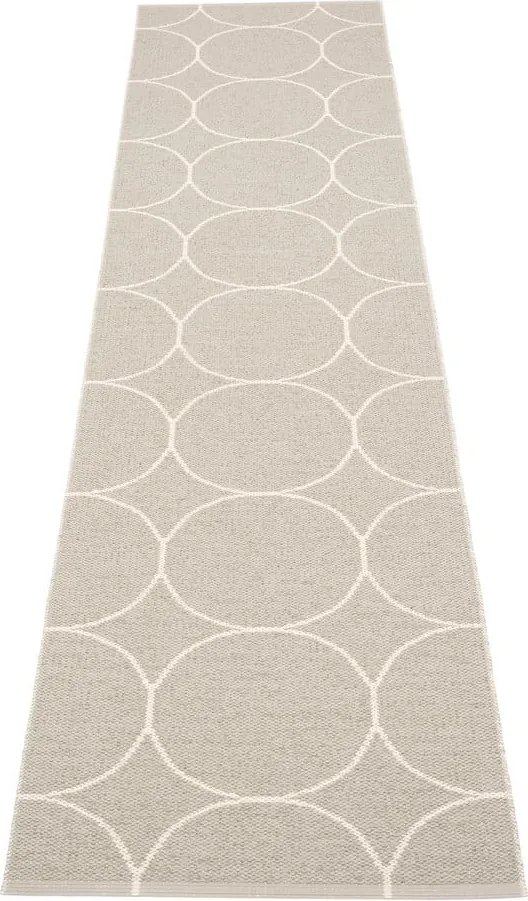 Krémový vnitřní a venkovní běhoun 70x300 cm Boo Linen – Pappelina