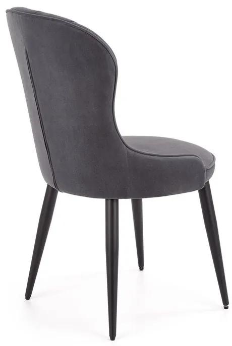 Halmar Jídelní židle K366 - šedá