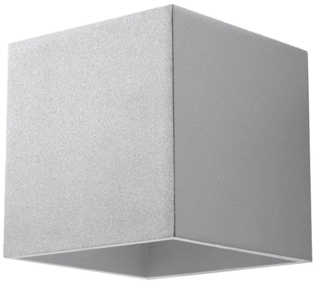 Sollux Lighting Nástěnné svítidlo QUAD 1 šedé