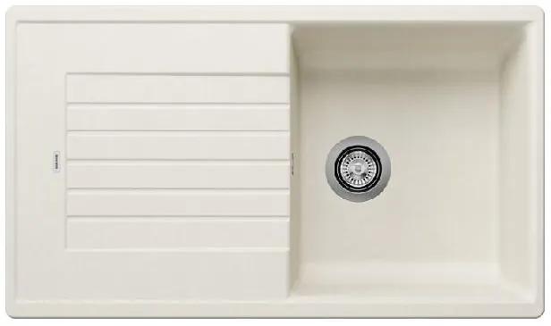 Blanco Zia 5 - Silgranitový dřez, 860x500 mm, jemná bílá 527204