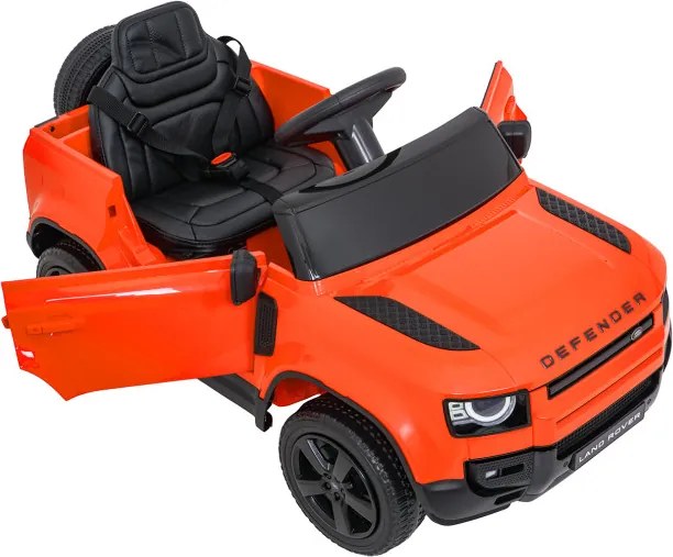 Elektrické autíčko Land Rover Defender oranžové