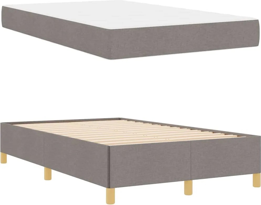 Rám postele Taupe 120 x 200 cm textil 3398931