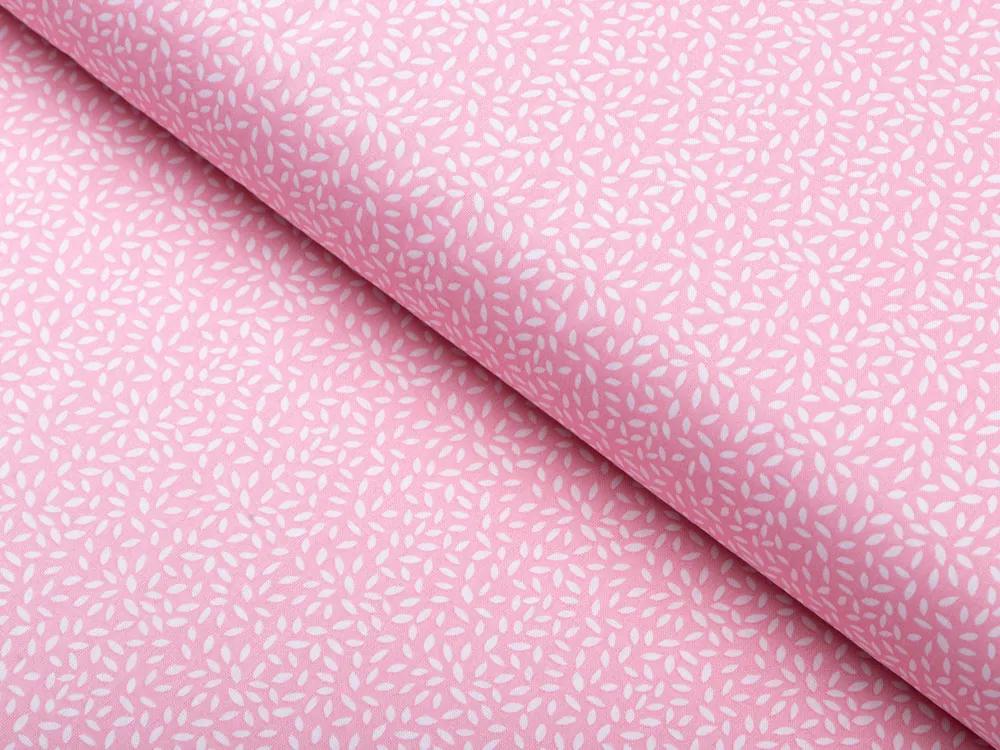Biante Bavlněný čtvercový ubrus Sandra SA-256 Rýže na růžovém 120x120 cm