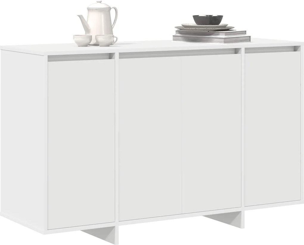 Servírovací skříň Bílá 120 x 41 x 75 cm Kompozitní dřevo 3333896