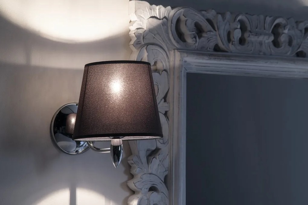 Sapho Sapho, HANBO nástěnné svítidlo E27, 60W, 230V, chrom, AU526