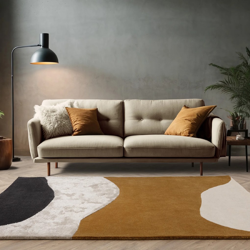 Tribeca Design Kusový koberec Blondie Signature Ochre Rozměry: 200x300 cm
