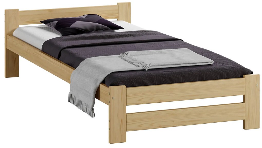 Postel z masivu VitBed 90x200cm Ran borovice s roštem