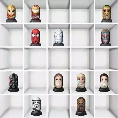 Ravensburger Hylkies: Marvel: Captain Marvel / 3D Puzzle / od 6 let