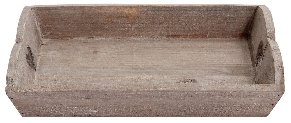 Dřevěný podnos se srdíčky - 25*15*5 cm
