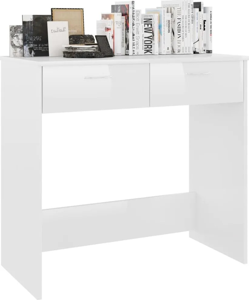 vidaXL Psací stůl 80 x 40 x 75 cm dřevotříska [801356] Barva: Černá