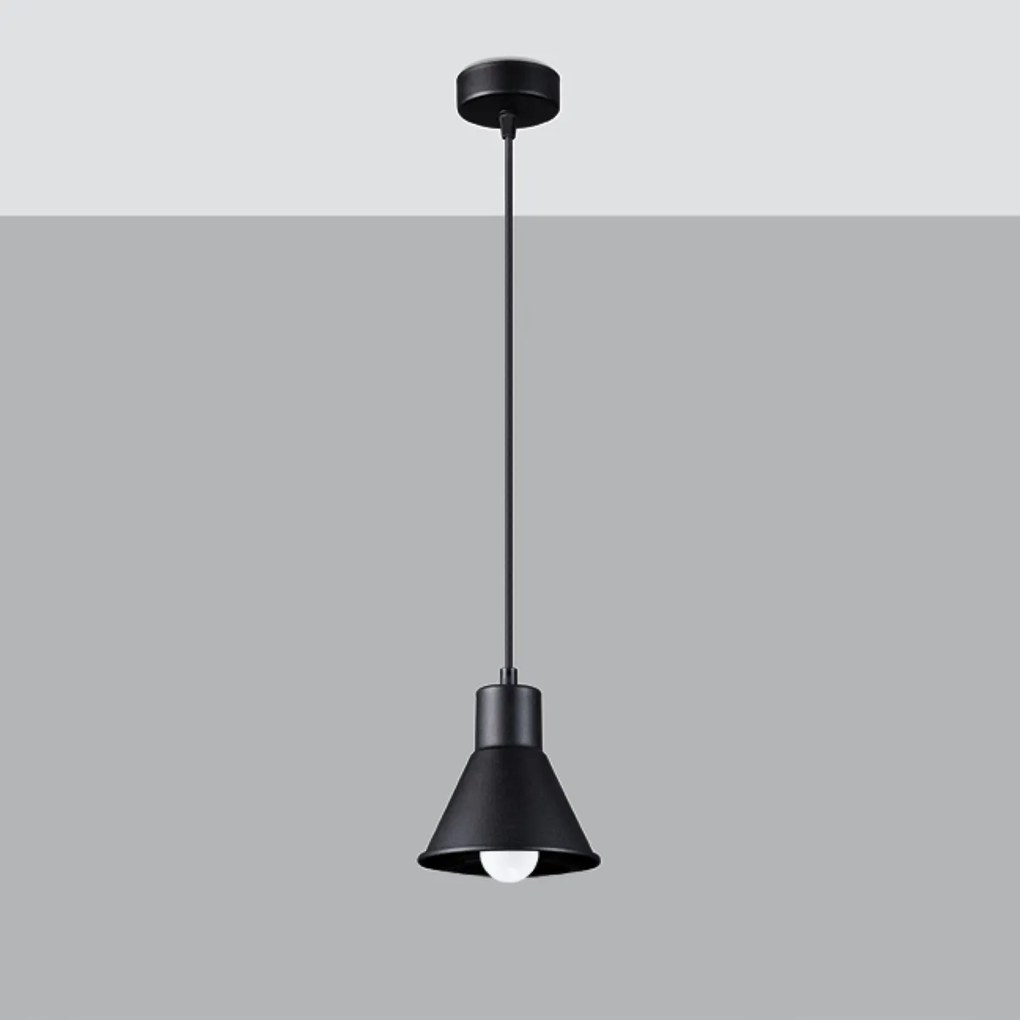 Sollux Lighting Závěsné svítidlo TALEJA 1 Černá [E27].