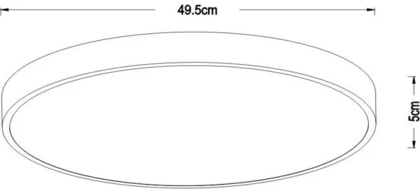 Lucide 79185/50/02 - LED Stm. stropní svítidlo UNAR LED/36W/230V zlatá