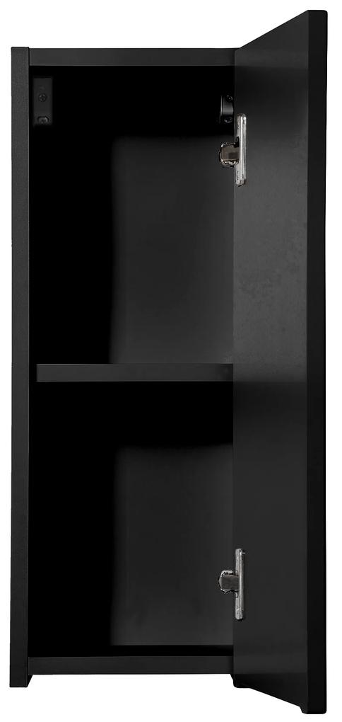 Závěsná skříňka do koupelny NOVA Black 83-20
