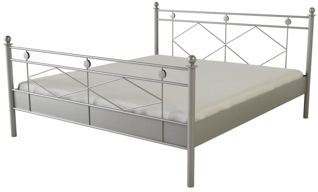 Nábytek ATIKA s.r.o. Kovová postel DARJA Povrchová úprava: bílá, Rozměr: 160 x 200 cm