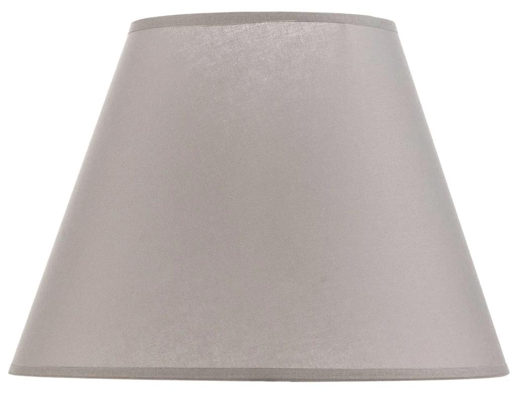 Stínidlo na lampu Sofia výška 21 cm, šedá/bílá