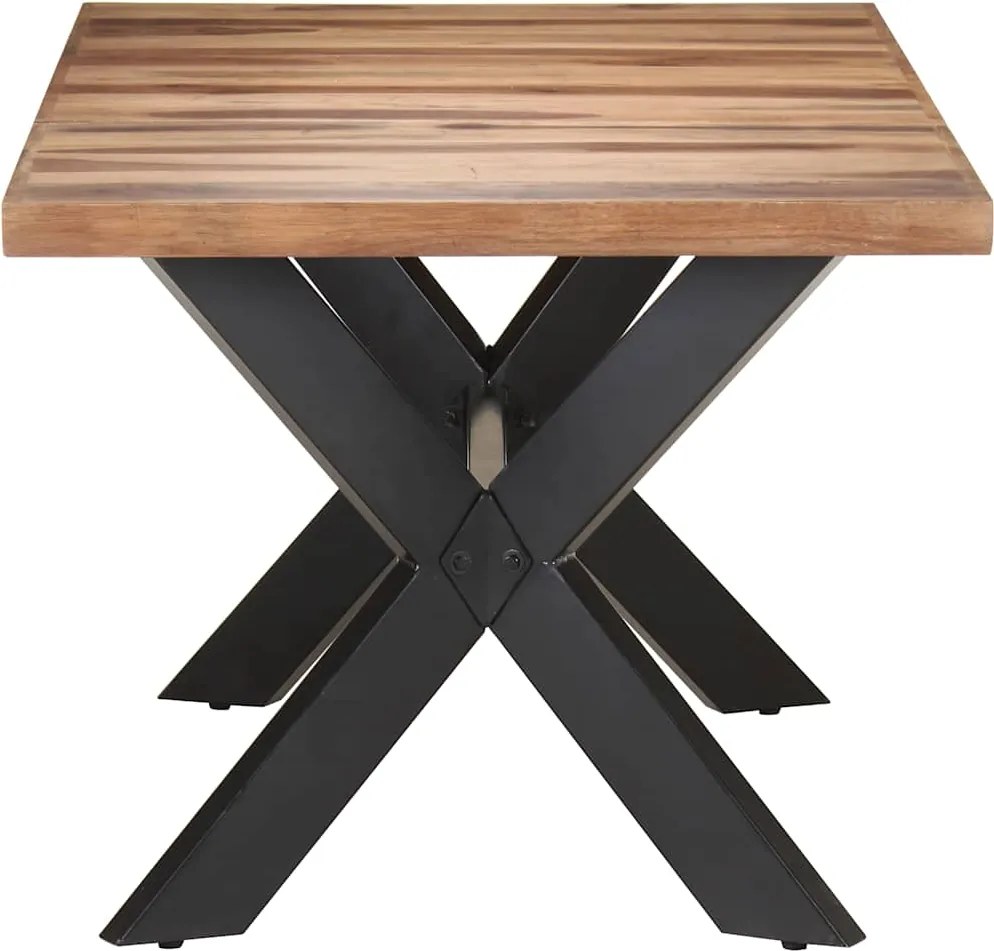 Jídelní stůl 180x90x75 cm masiv s medovou povrchovou úpravou 321548