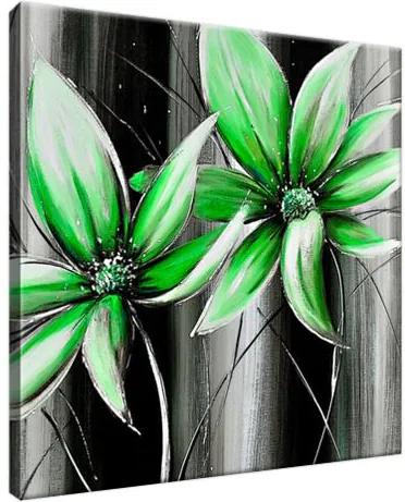 Tištěný obraz Krásné zelené květiny 30x30cm 2357A_1AI