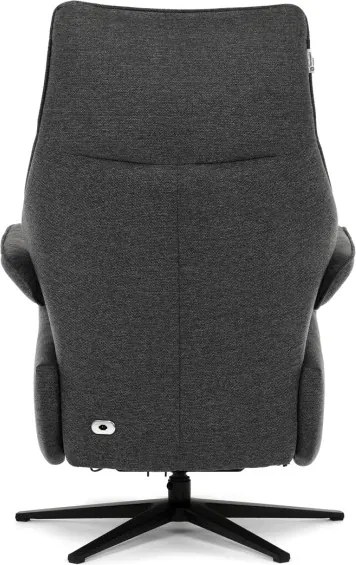 Polohovací křeslo šedé, elektrické TV-B3973 GREY2