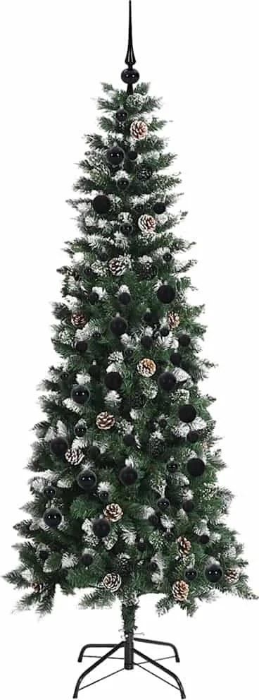Umělý vánoční stromeček Zelená 210 cm PVC, plast a ocel 3395833