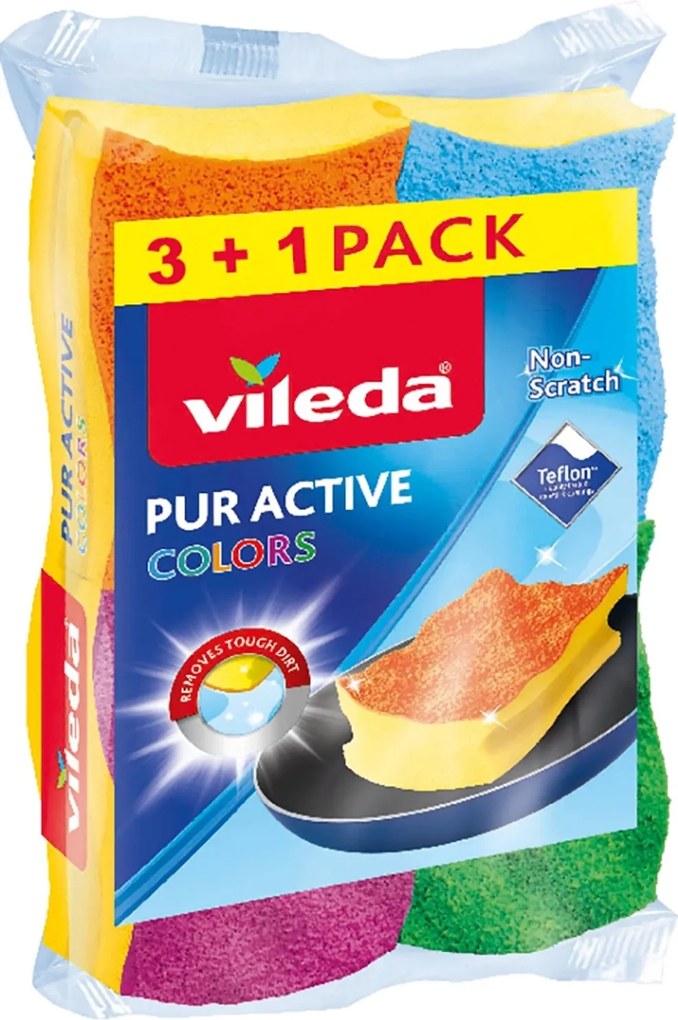 Vileda Houbička střední PUR Active 3 + 1