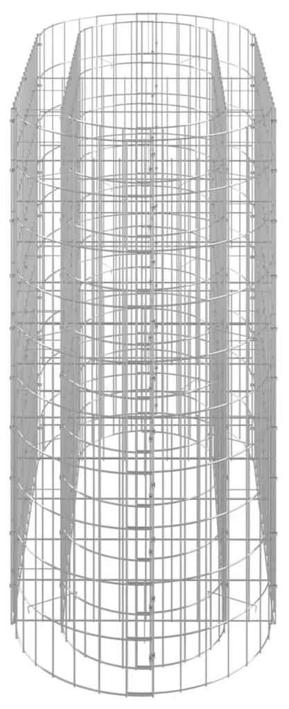 Gabionový vyvýšený záhon pozinkované železo 120 x 50 x 100 cm,  152032