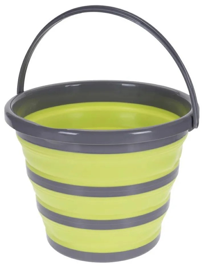 Skládací kbelík Compact 32 cm zeleno-šedý
