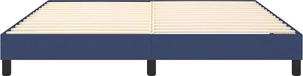 Rám postele s boxspringem modrý 180 x 200 cm textil 3120538