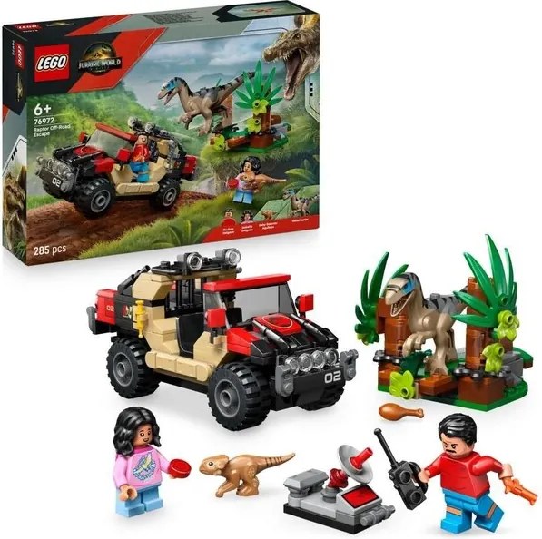 LEGO Jurassic World  76972 Únik před raptorem v terénním autě
