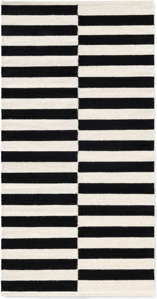 Hanse Home, Kusový koberec Vika 106207 Black White, 80x150, černobílá, ložnice