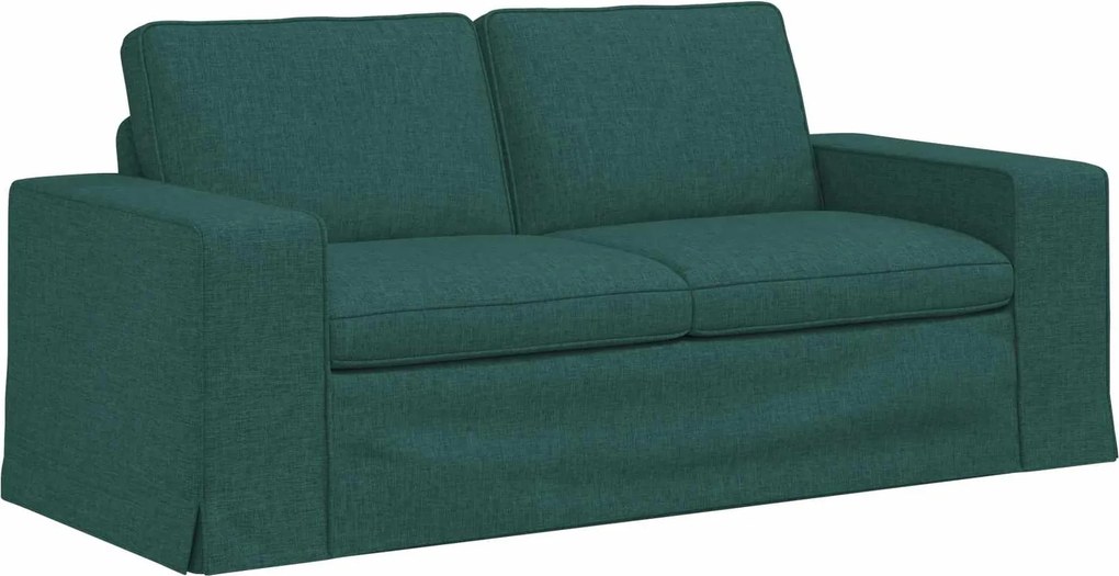 Set pohovek 2 ks Tmavě zelená textil 3407547