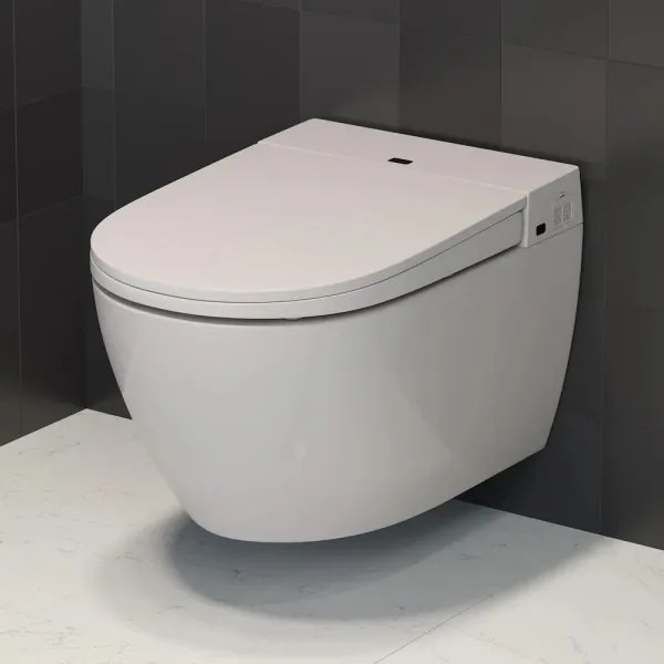 Závěsné WC s bidetem 1600W/230V + prkénko + tlačítko + modul + podložka + DO