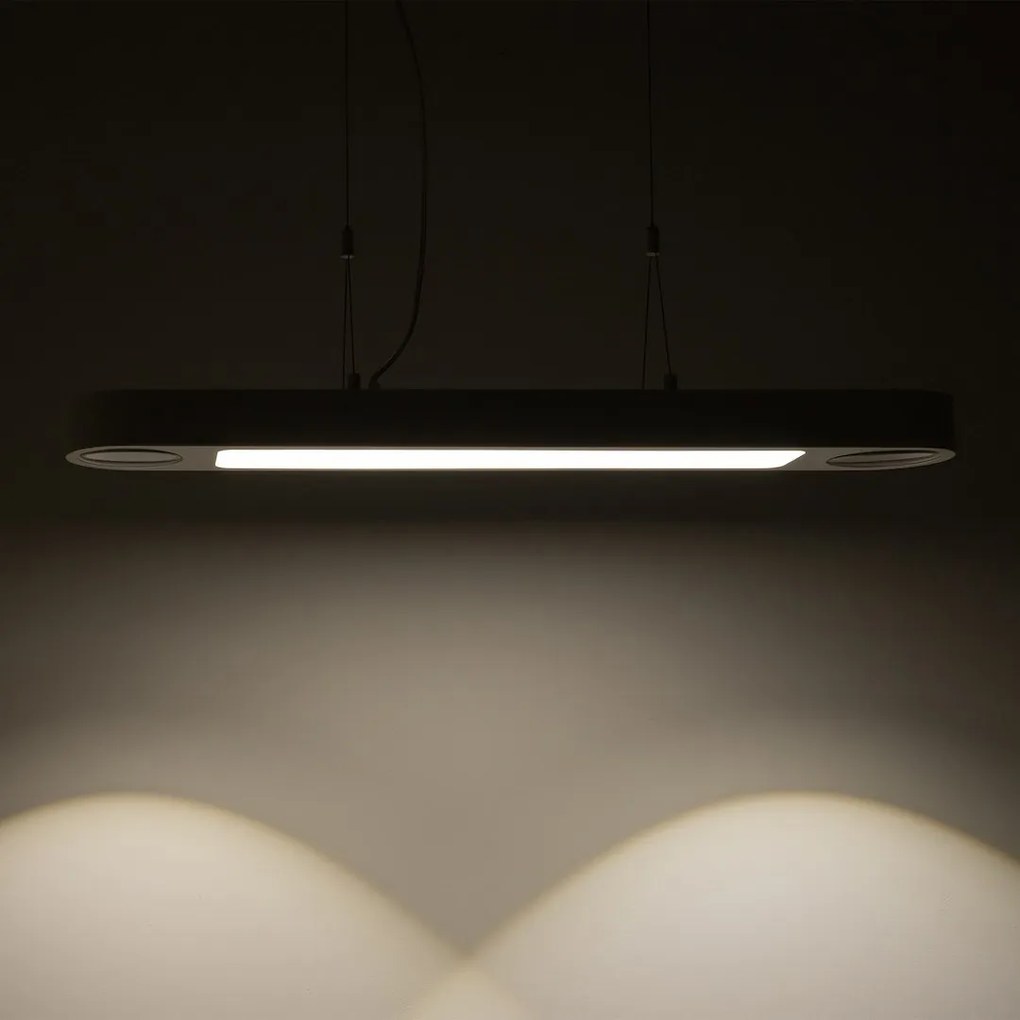 Závěsné svítidlo Luce, 1x bílé kovové stínítko, w