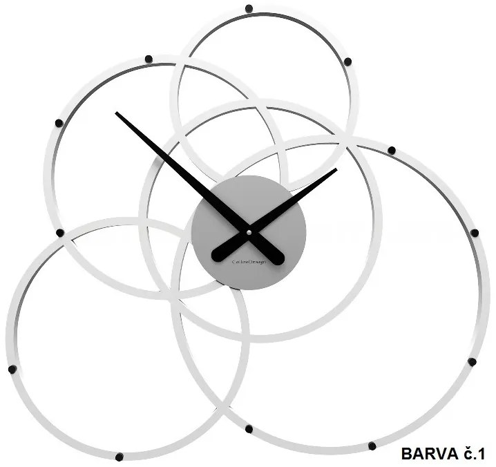 Designové hodiny 10-215 CalleaDesign Black Hole 59cm(více barevných variant) Barva oranžová-63 - RAL2004