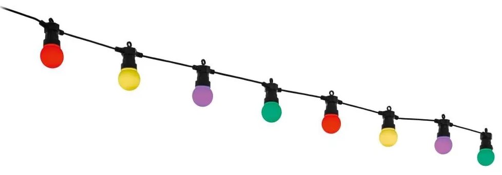 Eglo Eglo 34012 - LED RGB Venkovní řetěz CAMPANAS 20xLED/5,8 m IP44 EG34012