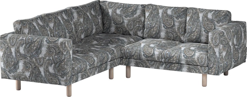 Potah na pohovku IKEA Norsborg rohová 4-místná barva vícebarevná látka pletený vzor, vzorované