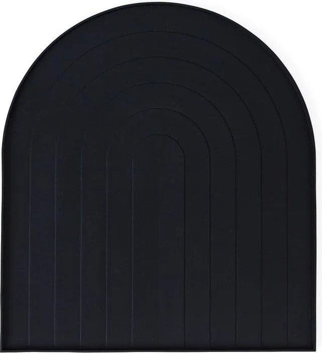 Černá silikonová odkapávací podložka na nádobí 40x36 cm – OYOY Living Design