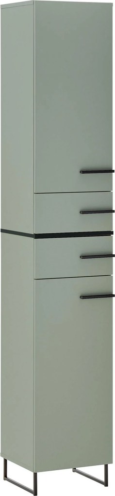 XXXLutz VYSOKÁ SKŘÍŇ, zelená, zelená, 35/194/33 cm home24 - Online Only koupelnové skříňky - 001279034003