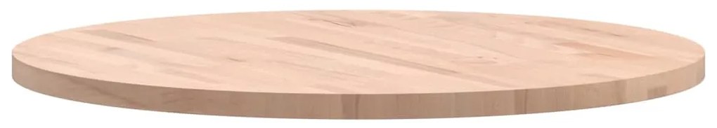 Stolní deska Ø 70 x 2,5 cm kulatá masivní bukové dřevo - Default Title